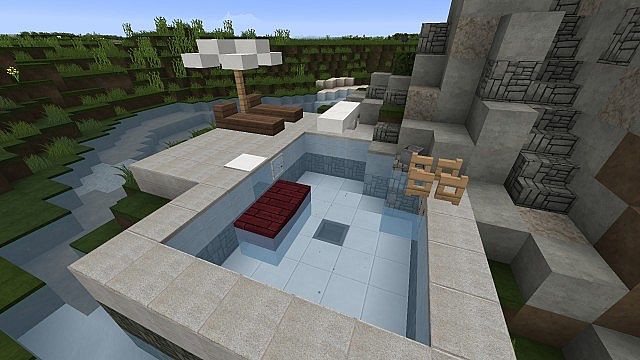 Contained - Recycled shipping containers modern house Minecraft Map