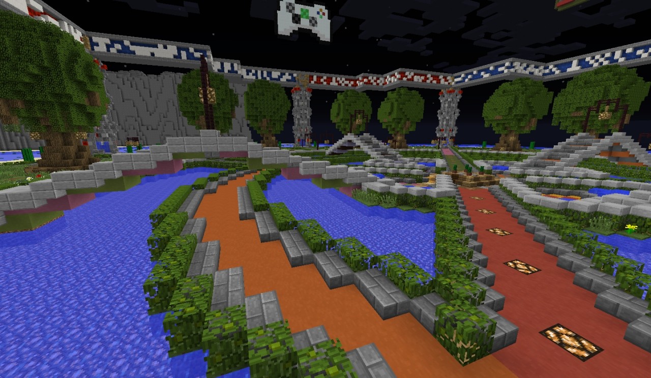 Big Server Spawn Minecraft Map