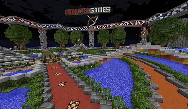 Big Server Spawn Minecraft Map