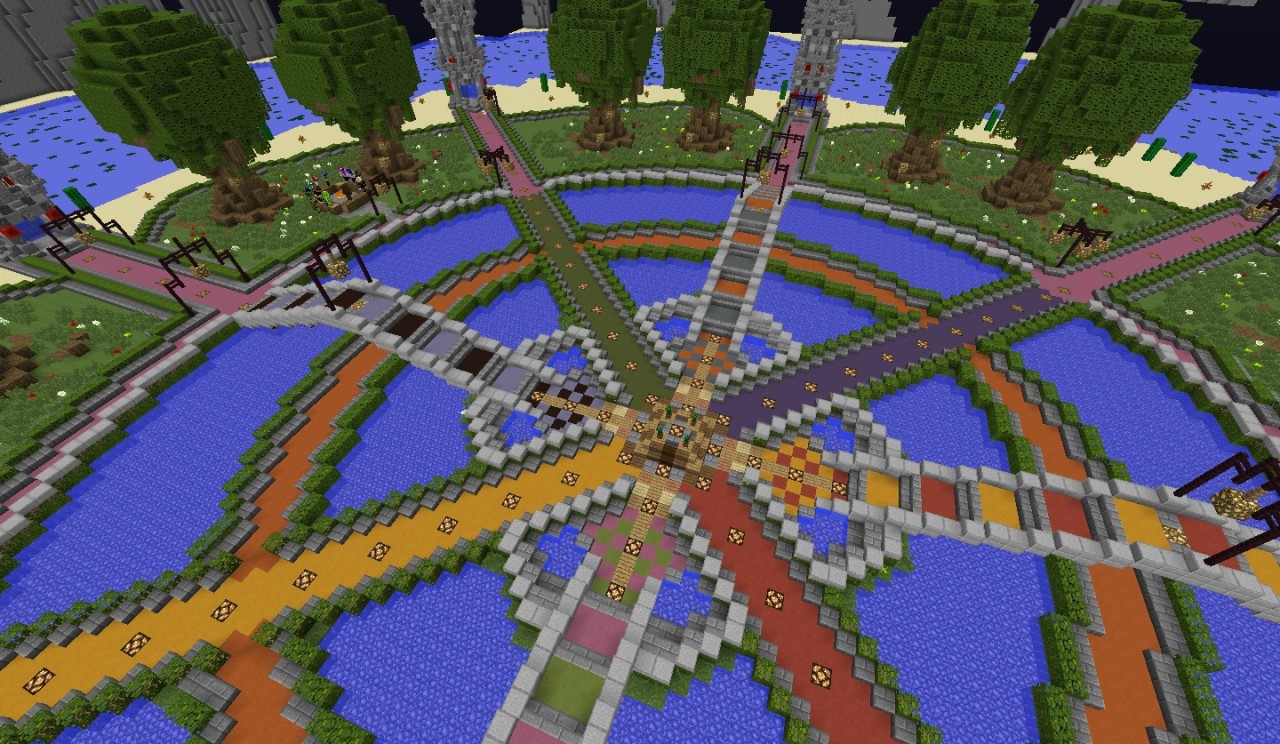 Big Server Spawn Minecraft Map