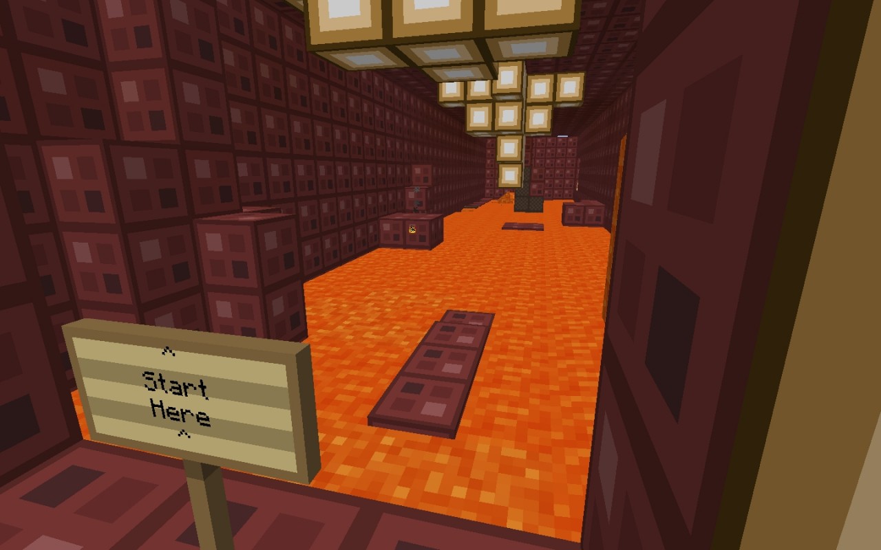 [Red] Piston Challenge: Lava Head Ultimate Challenge Minecraft Map