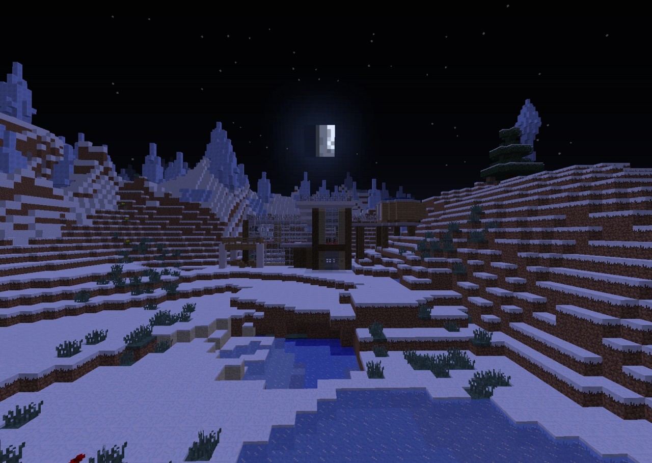 The Peak - A Modern House By Quadriverse Minecraft Map