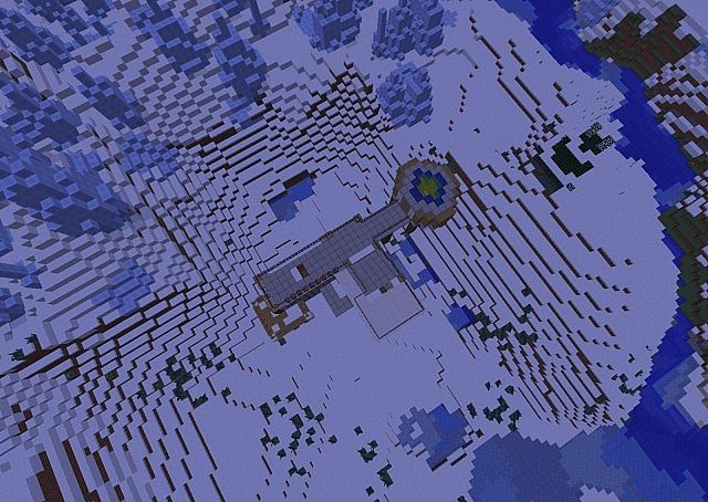 The Peak - A Modern House By Quadriverse Minecraft Map