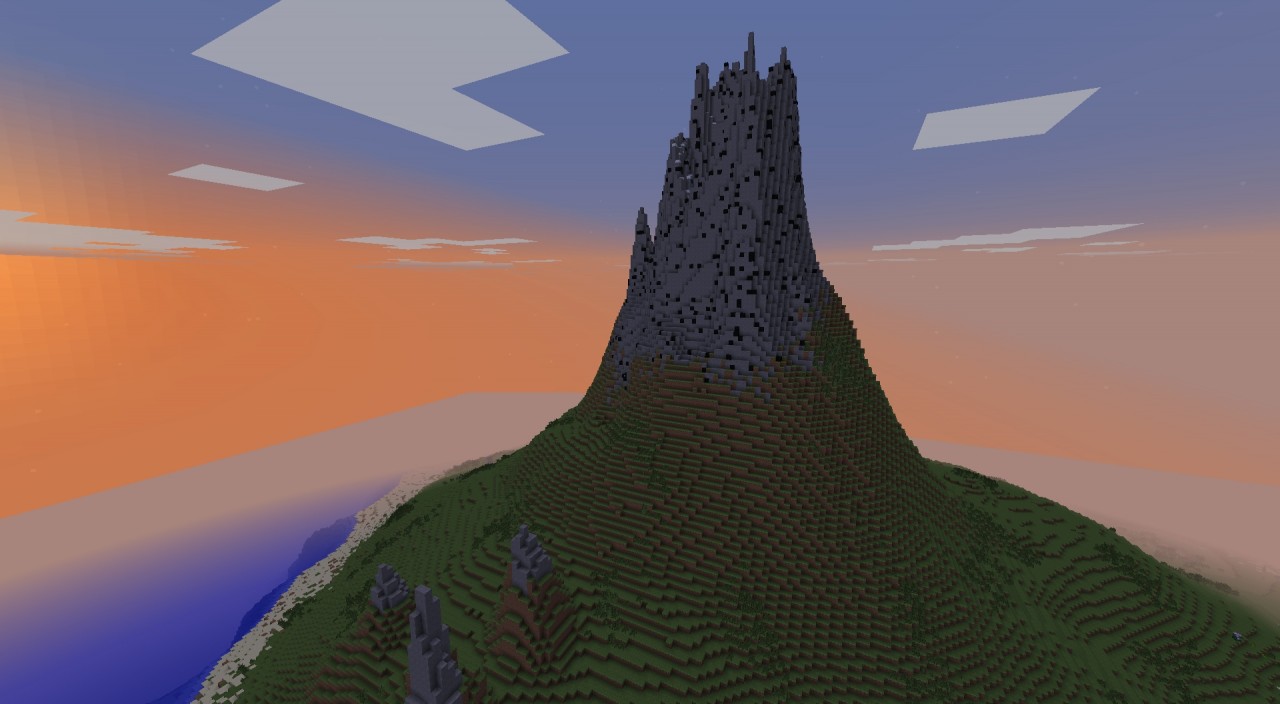 Volcano Island Minecraft Map