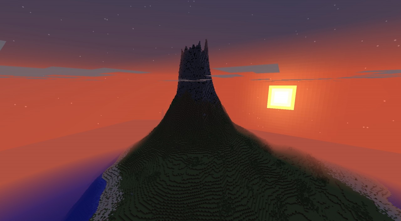 Volcano Island Minecraft Map