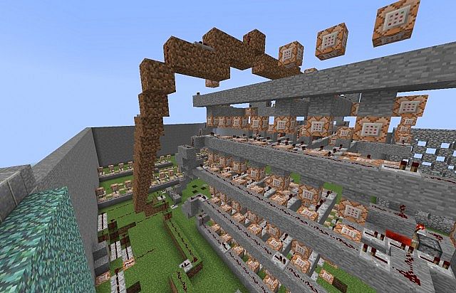 Computer Minecraft Map