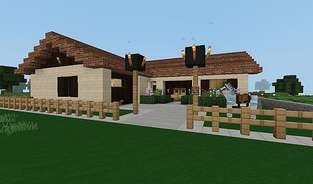 Large Minecraft House Minecraft Map