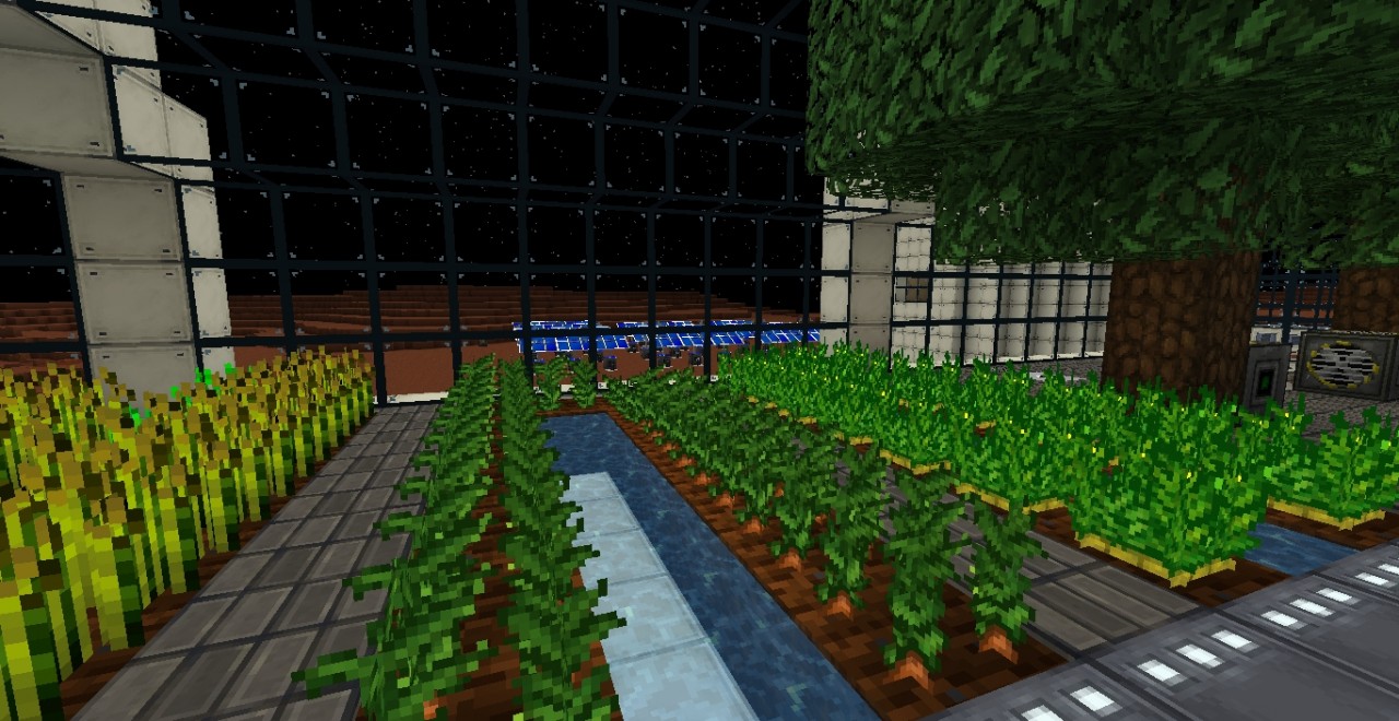 Mars Base 1 (Modded World) Minecraft Map