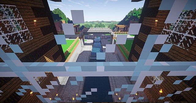 Canal Village With Mansion Minecraft Project