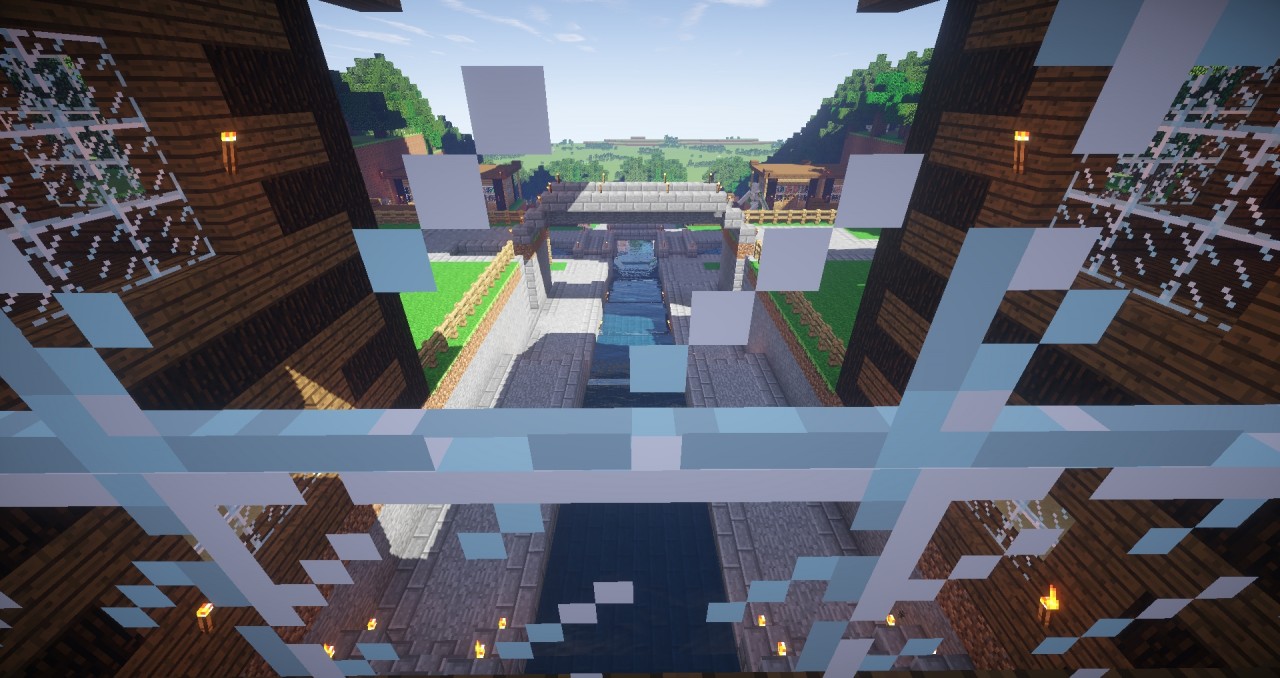 Canal Village With Mansion Minecraft Map