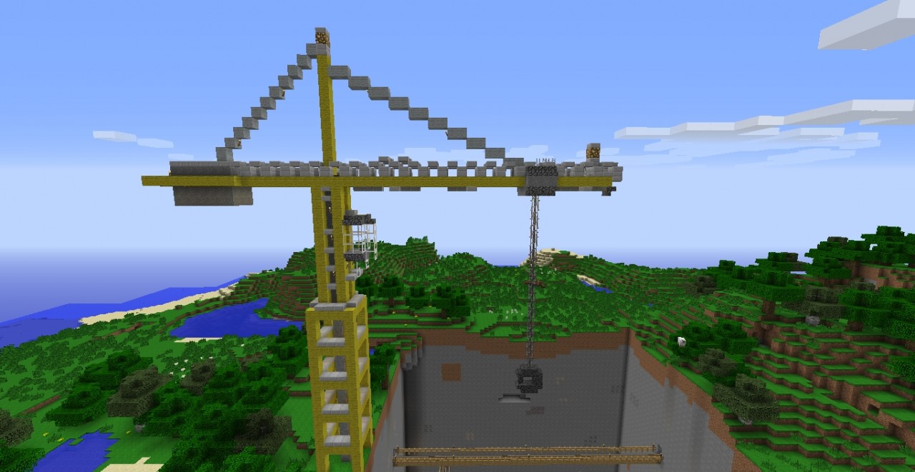 Quarry Crane Minecraft Project