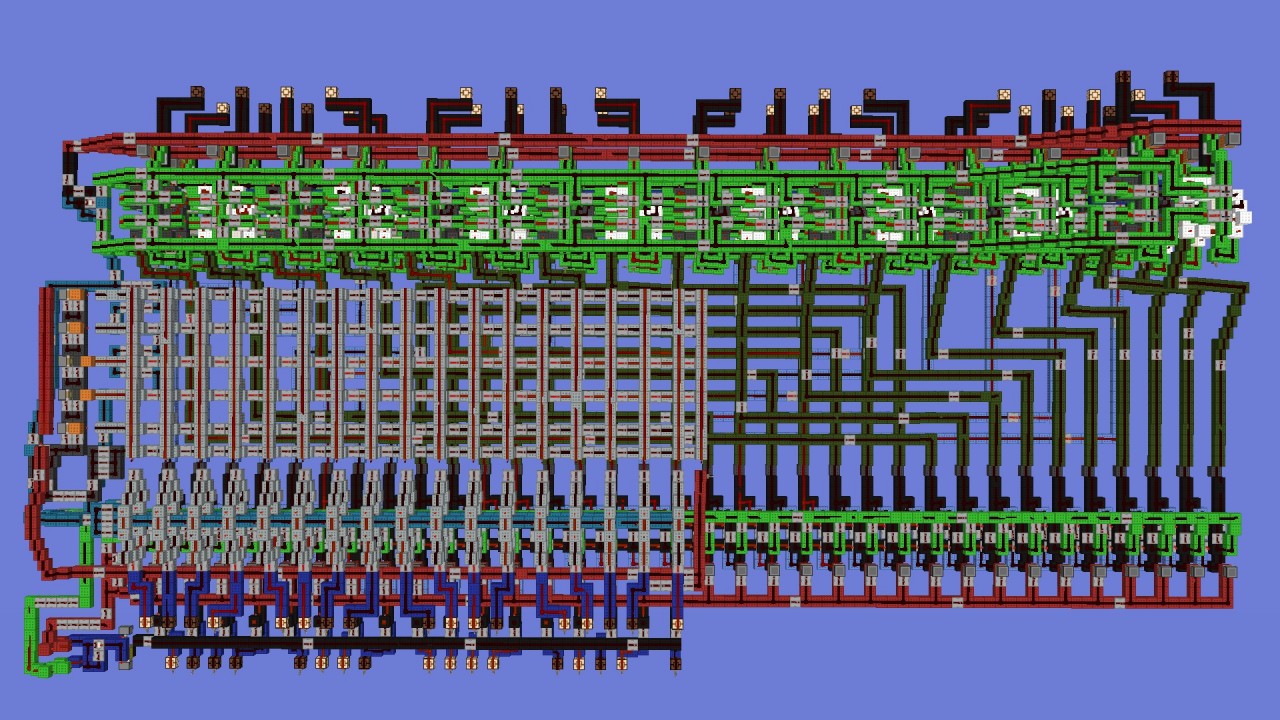 MK s Binary Multiplier V1 17 34 Bit 111x55x26 Minecraft Map