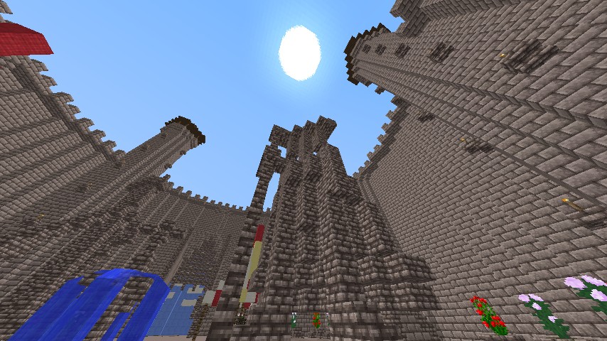 Castle Courtyard - MC Arena Map Minecraft Map
