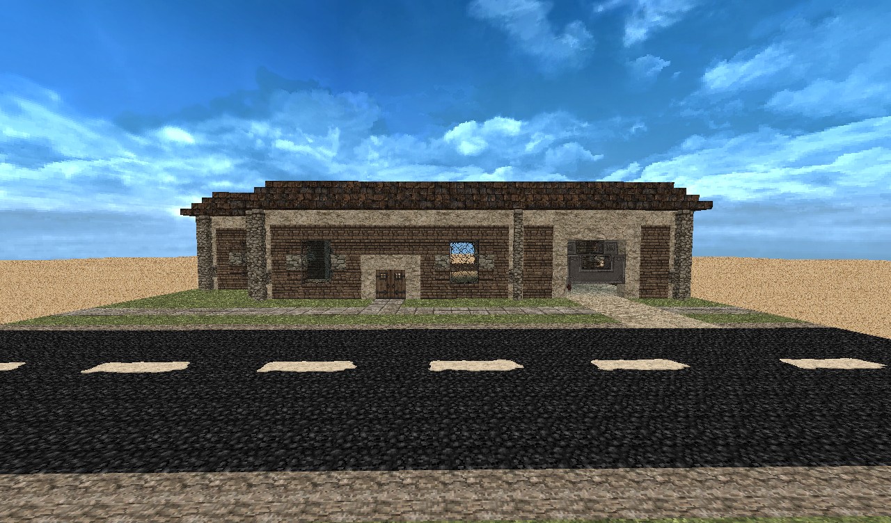 Two Houses **Again** **Resubmission** Minecraft Map