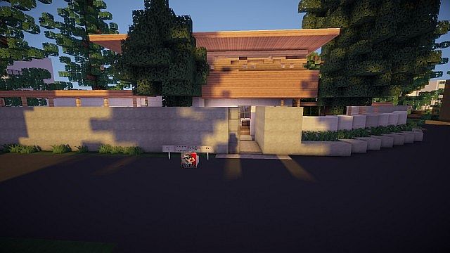 Usonian Style Home Minecraft Map