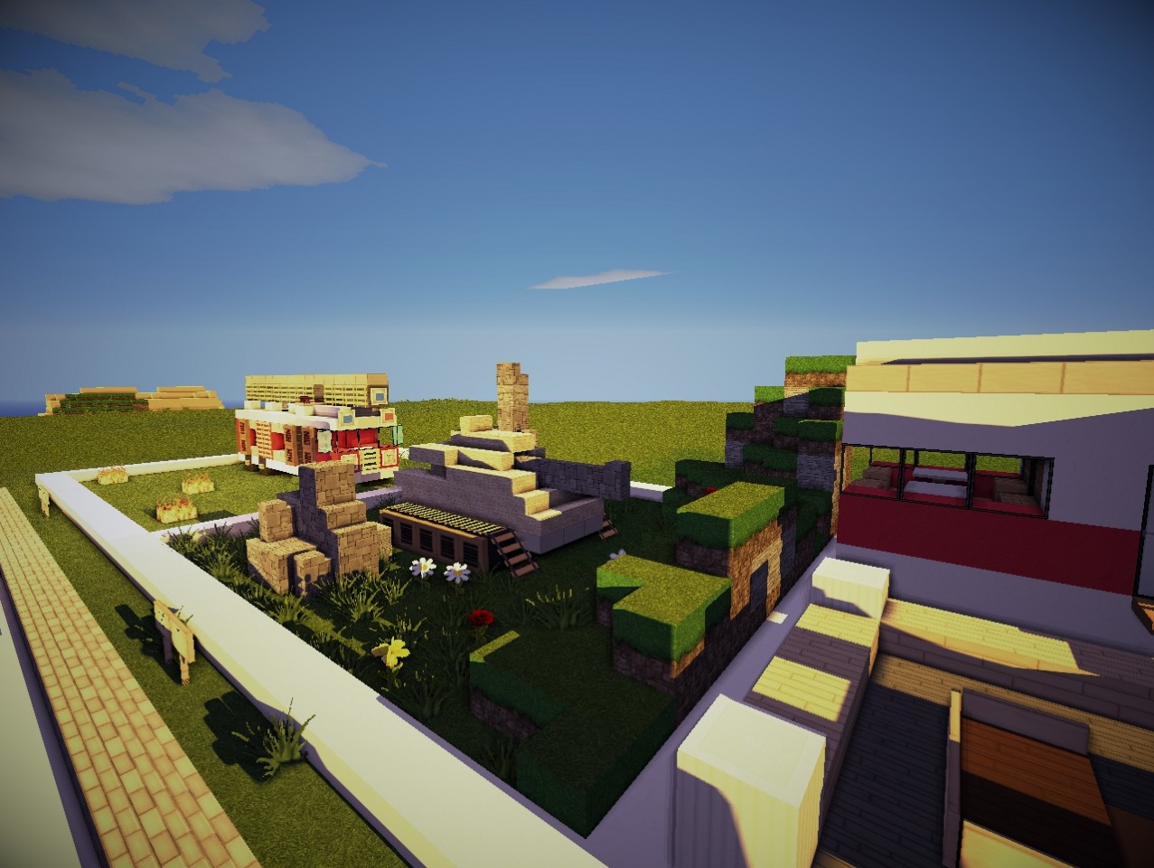 Ground vehicles! Minecraft Map