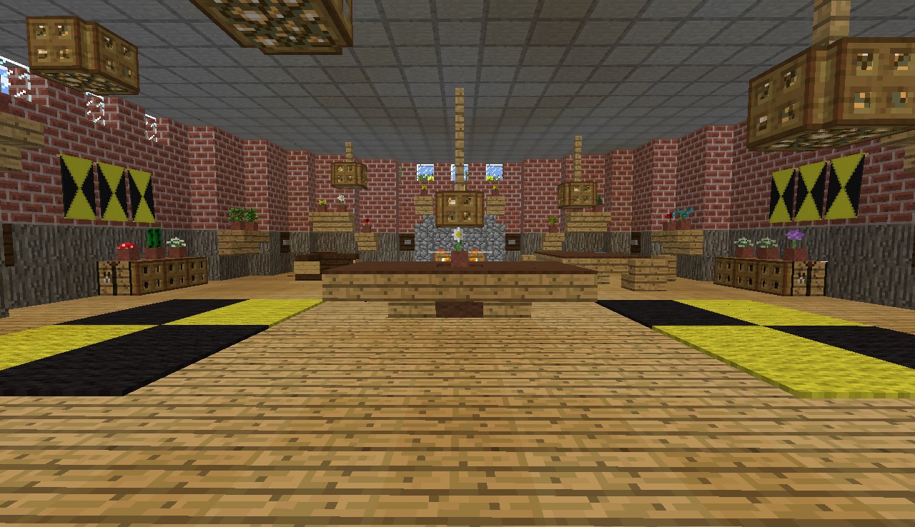 Hufflepuff common room Minecraft Map