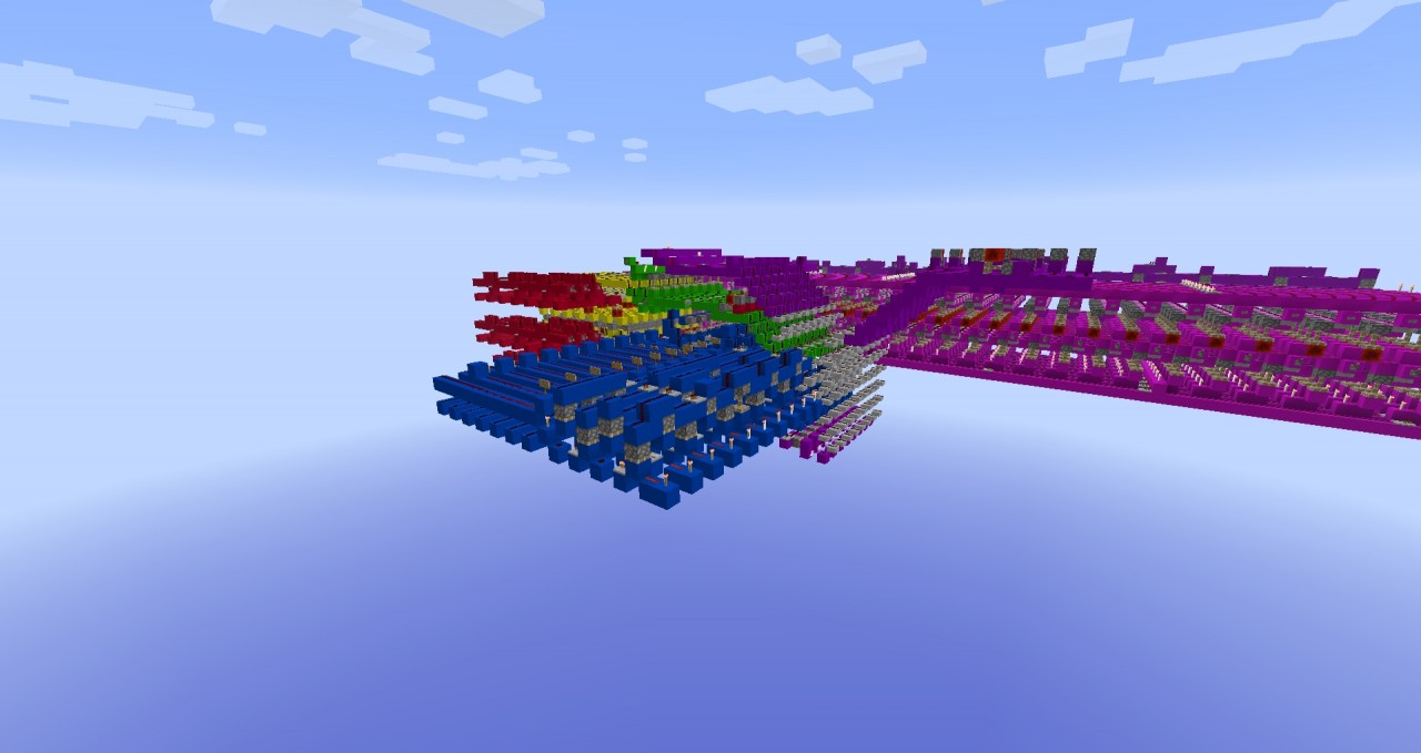 8-Bit Redstone Computer Minecraft Map