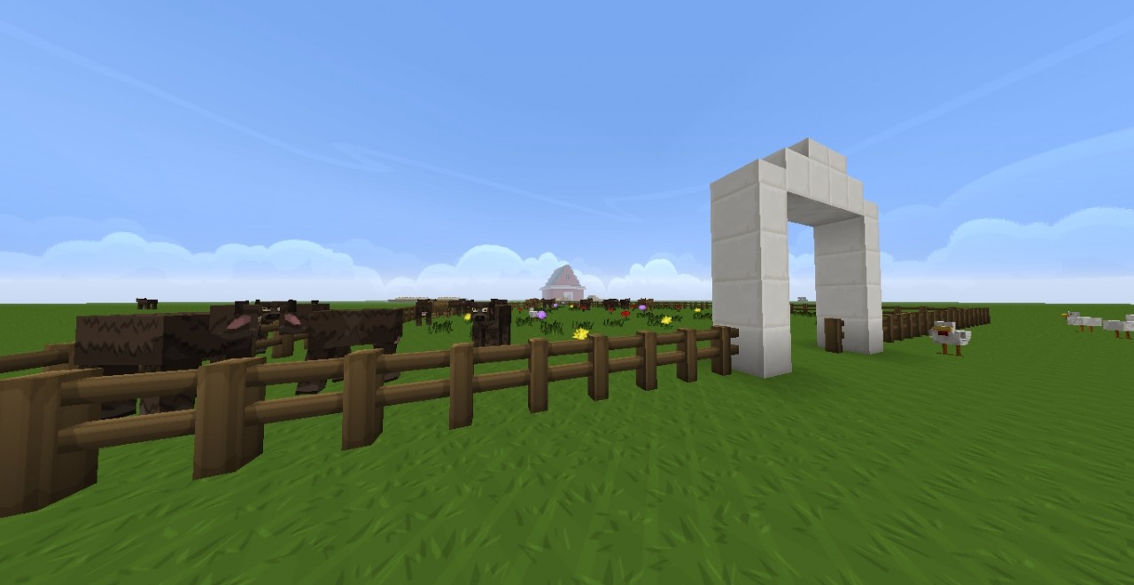 Le Modern Farm Minecraft Map