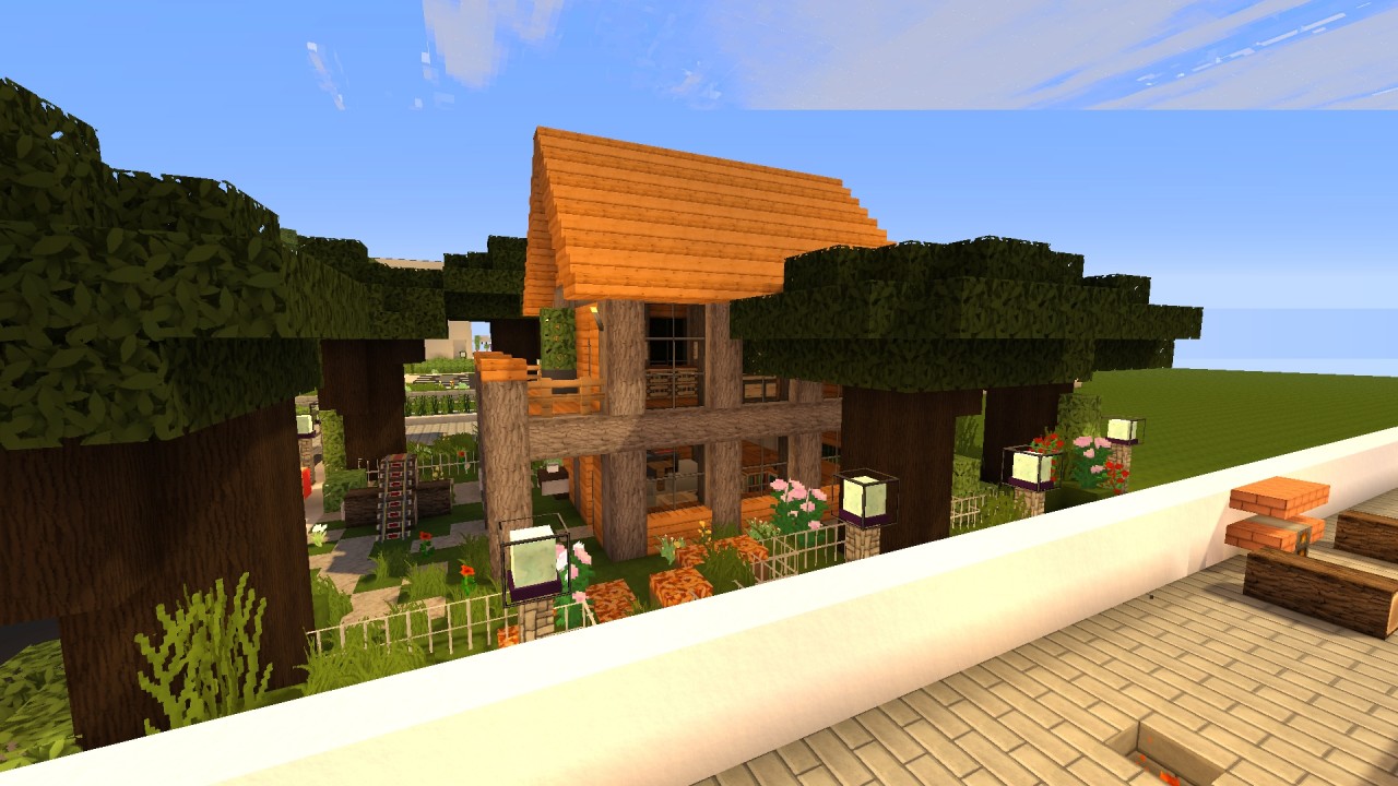 Wooden Lodge Minecraft Map