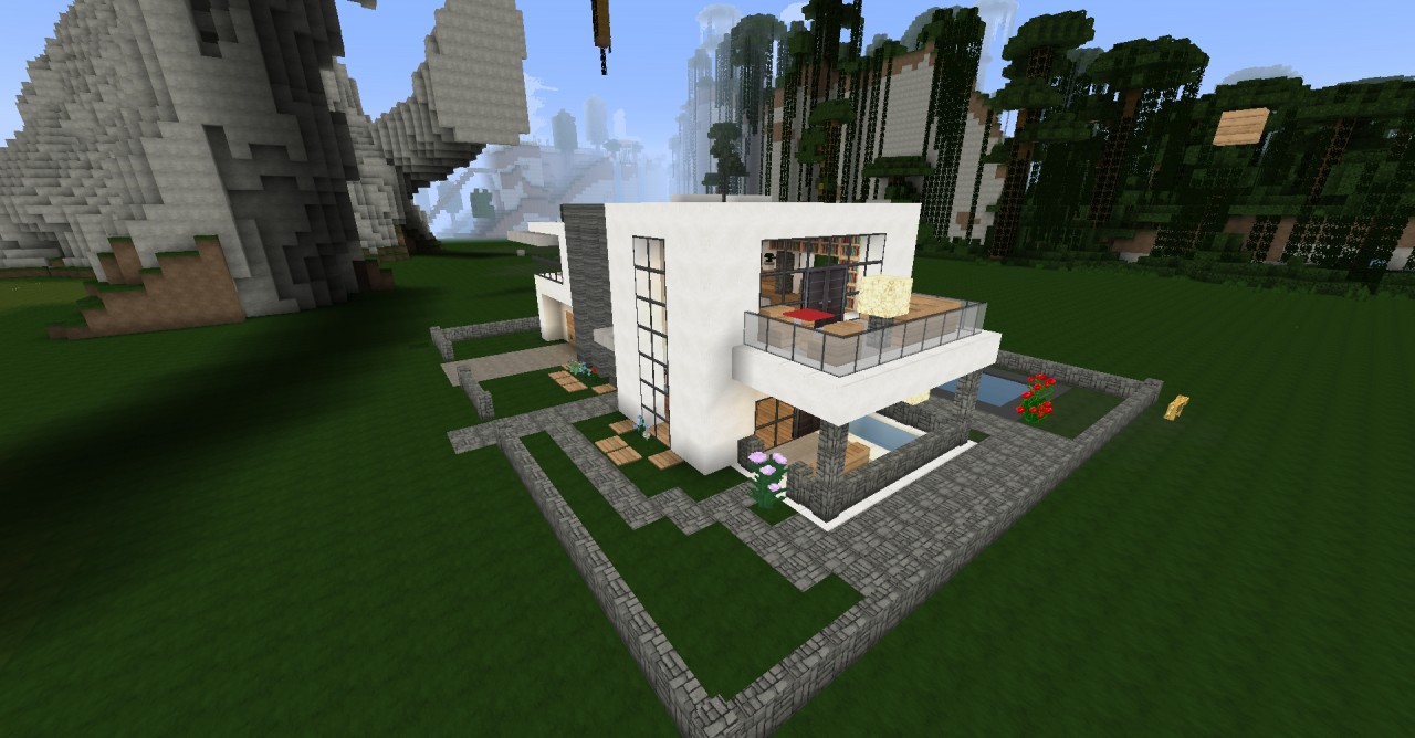 Modern House (30x25 plot) Minecraft Map