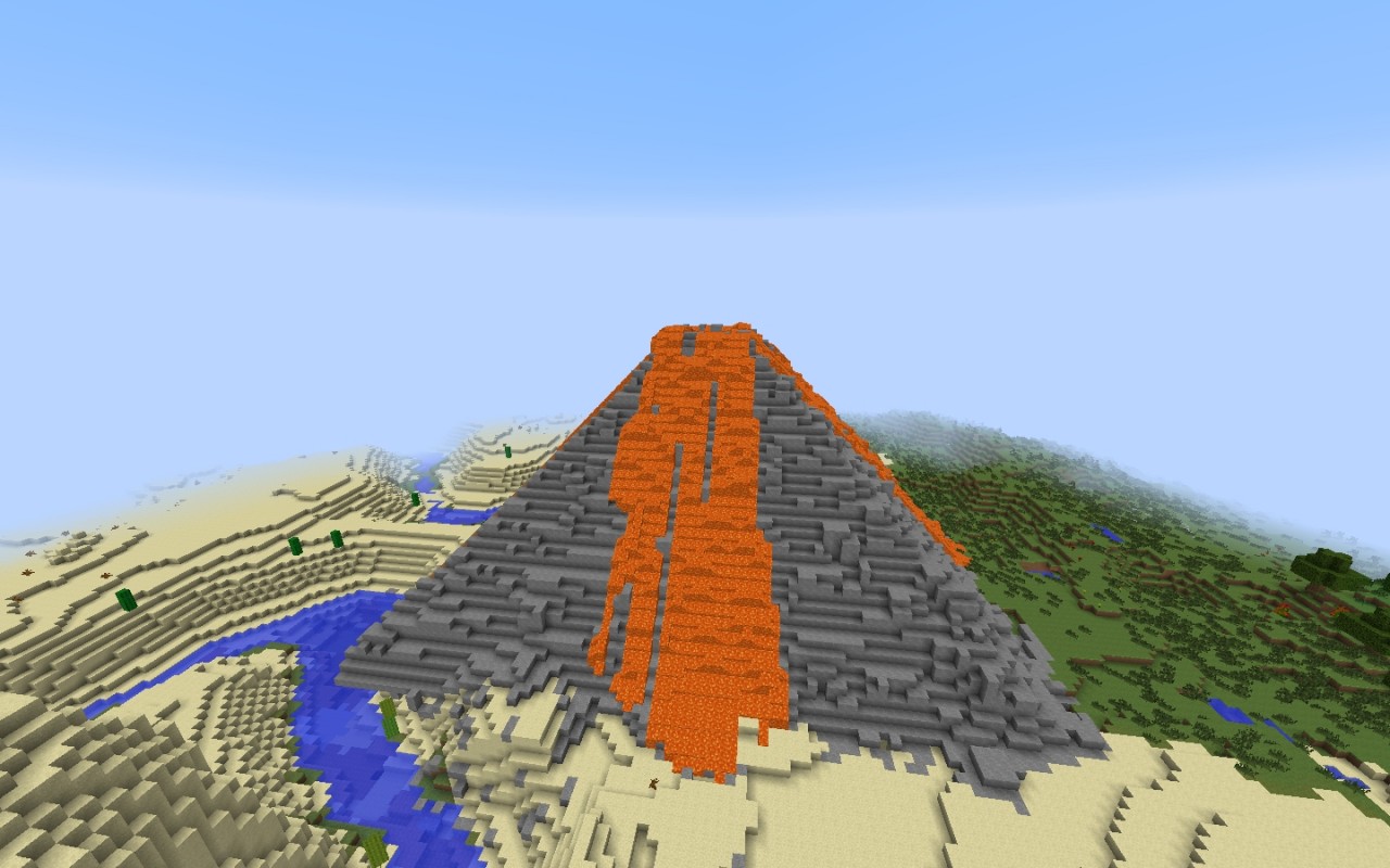 Volcano Minecraft Map