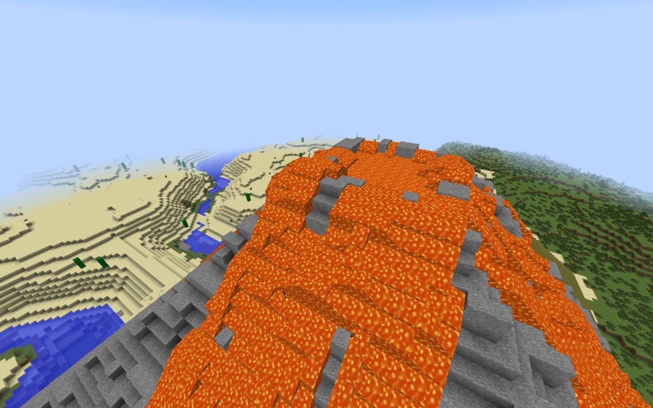 Volcano Minecraft Map