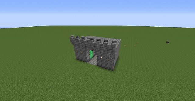 4 x 5 Gate with compact redstone Minecraft Map