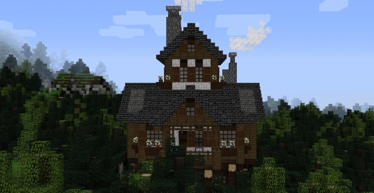 Villa Petallia by Poohcraft: SMOOTH DIAGONAL ROOF!! Minecraft Map
