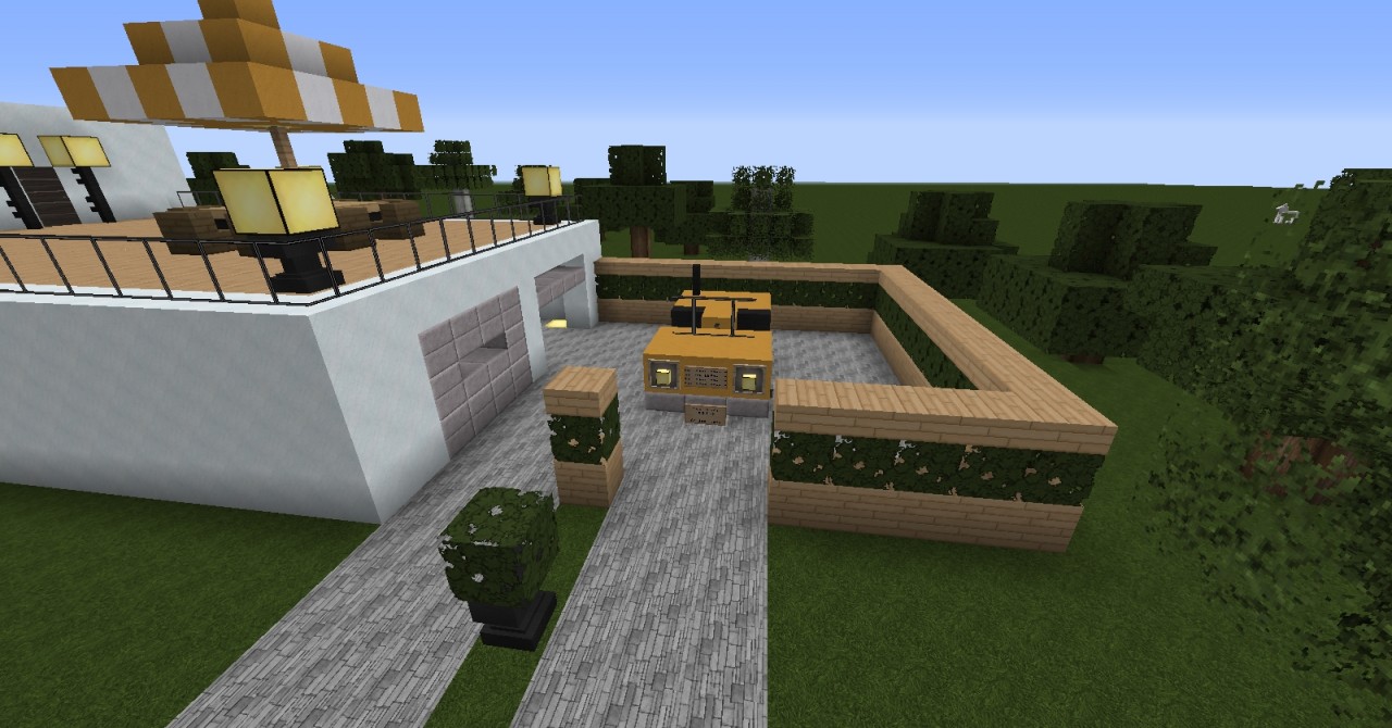 Modern House (First Project) Minecraft Map