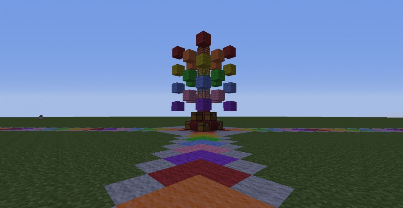 Super Rainbow Boom SG Spawn Minecraft Map