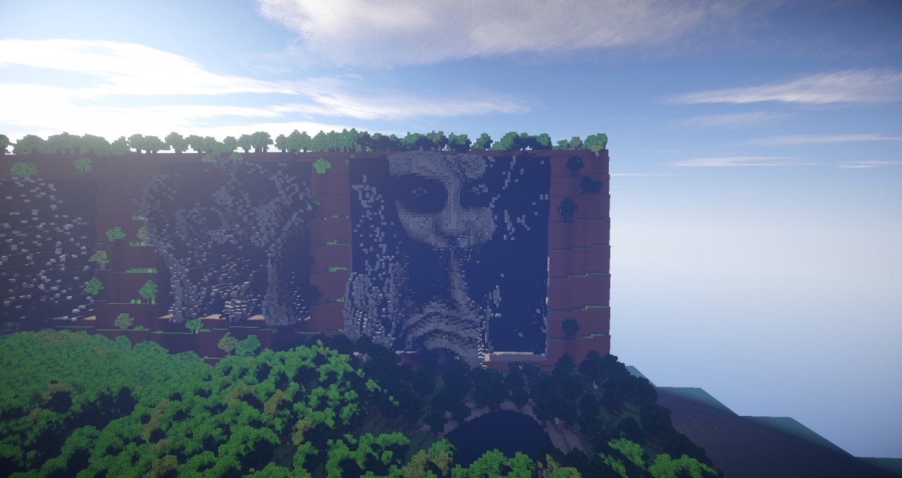 5 Creepy 3-D Block Faces For Download Minecraft Map