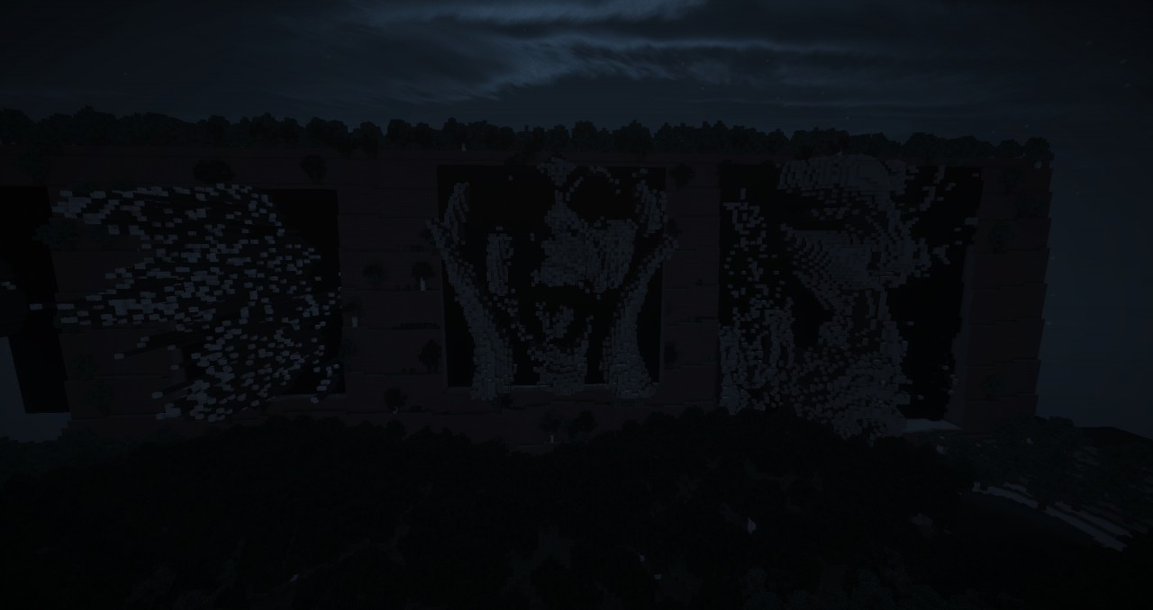 5 Creepy 3-D Block Faces For Download Minecraft Map