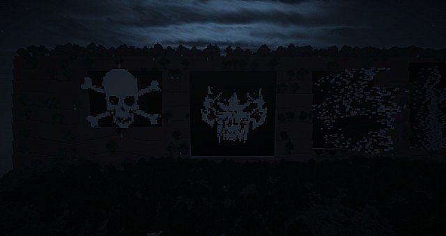 5 Creepy 3-D Block Faces For Download Minecraft Map