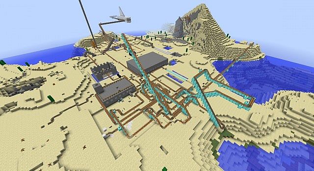 Epic Rollercoaster Minecraft Map