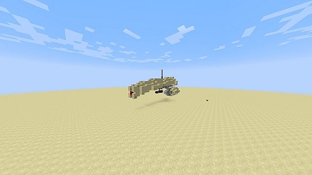 Hawk v1.01 Unmanned Gunship Minecraft Map
