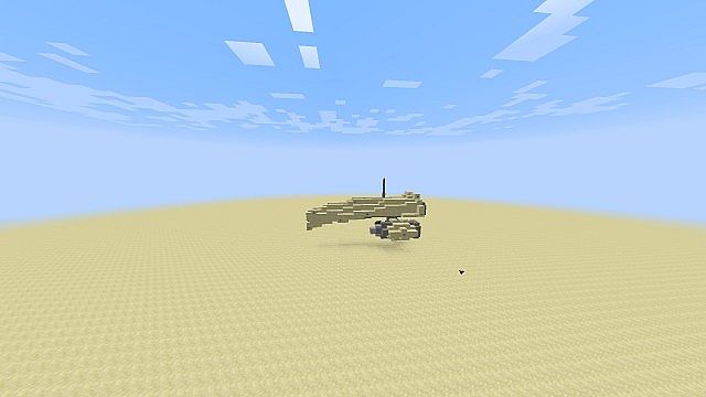 Hawk v1.01 Unmanned Gunship Minecraft Map