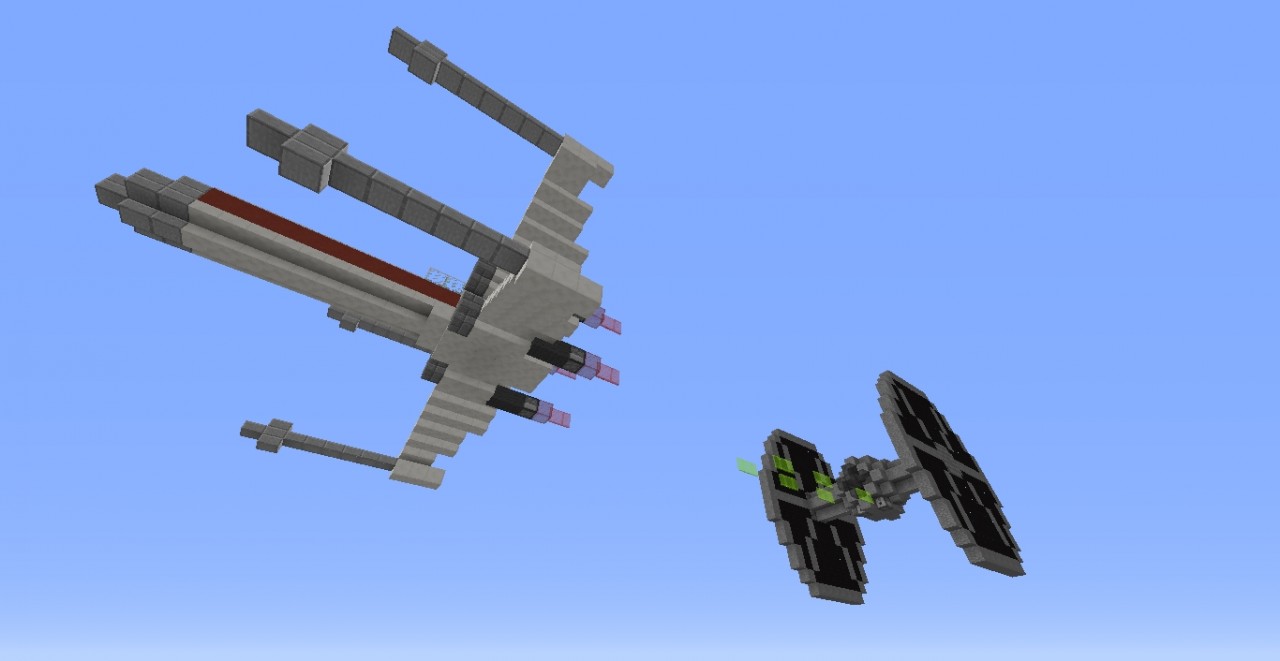 TIE Fighter (Remake) Minecraft Map
