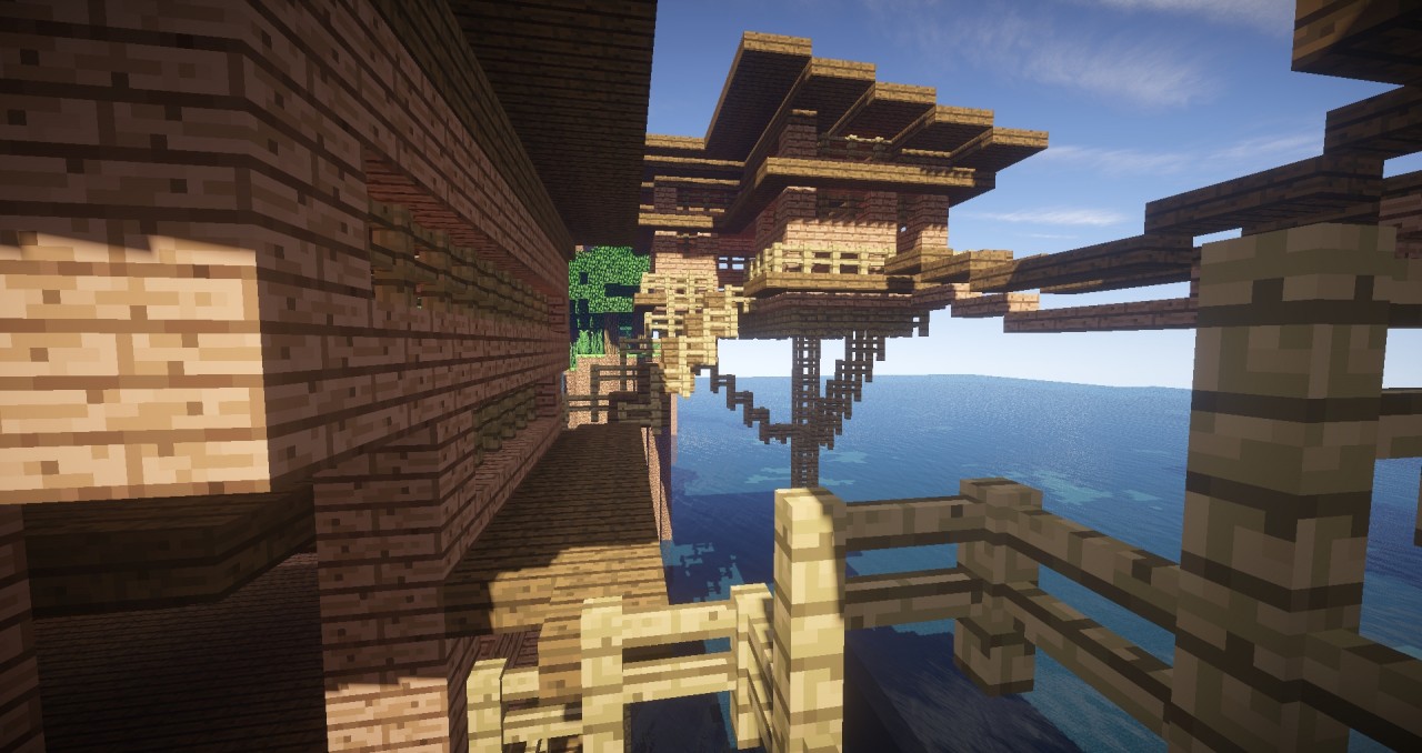 Lake Side Cabana Minecraft Map