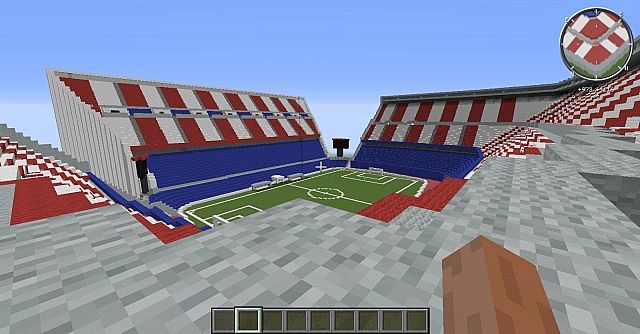 Estadio Vinente Calderón Minecraft Map