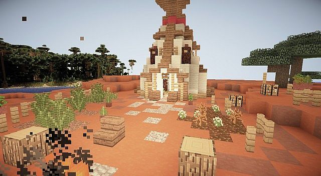 Native American Village Minecraft Map