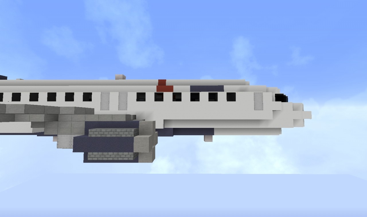 [Airplane] Boeing 737-800 (73H) Minecraft Map