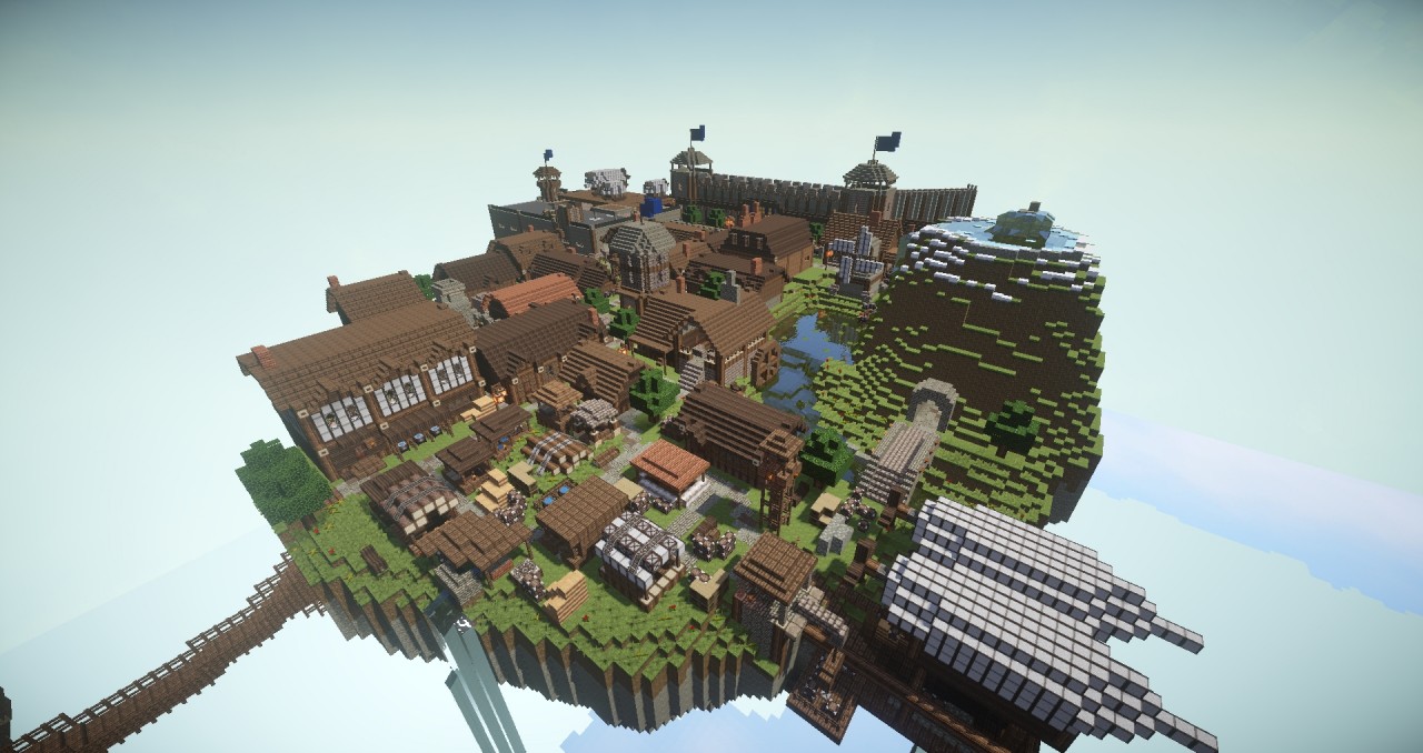 Nocturn Sky City Minecraft Map