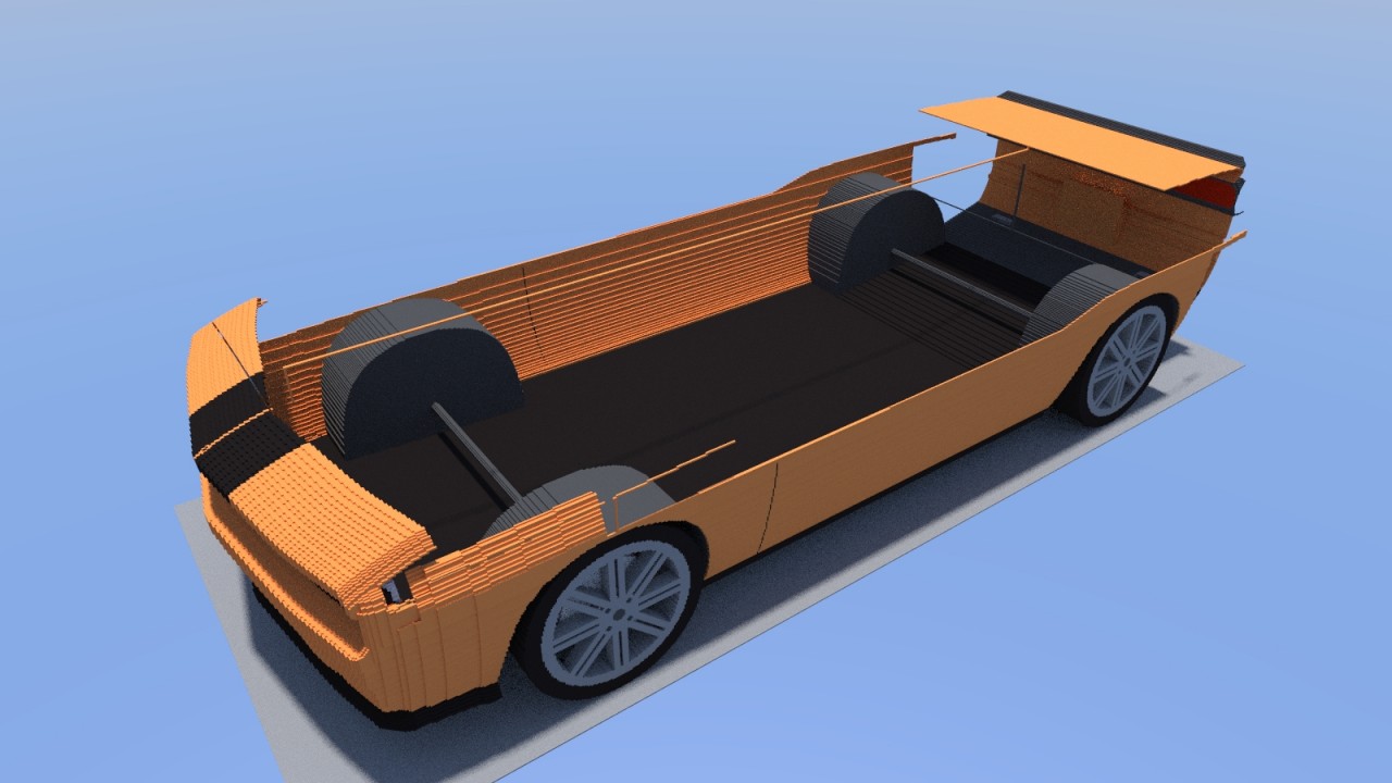 [Car] Dodge Challenger Minecraft Map