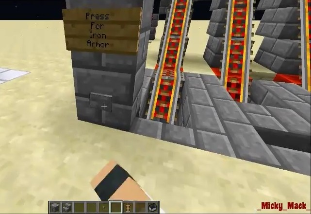 1.8 Armor Dispensing Machine Minecraft Project