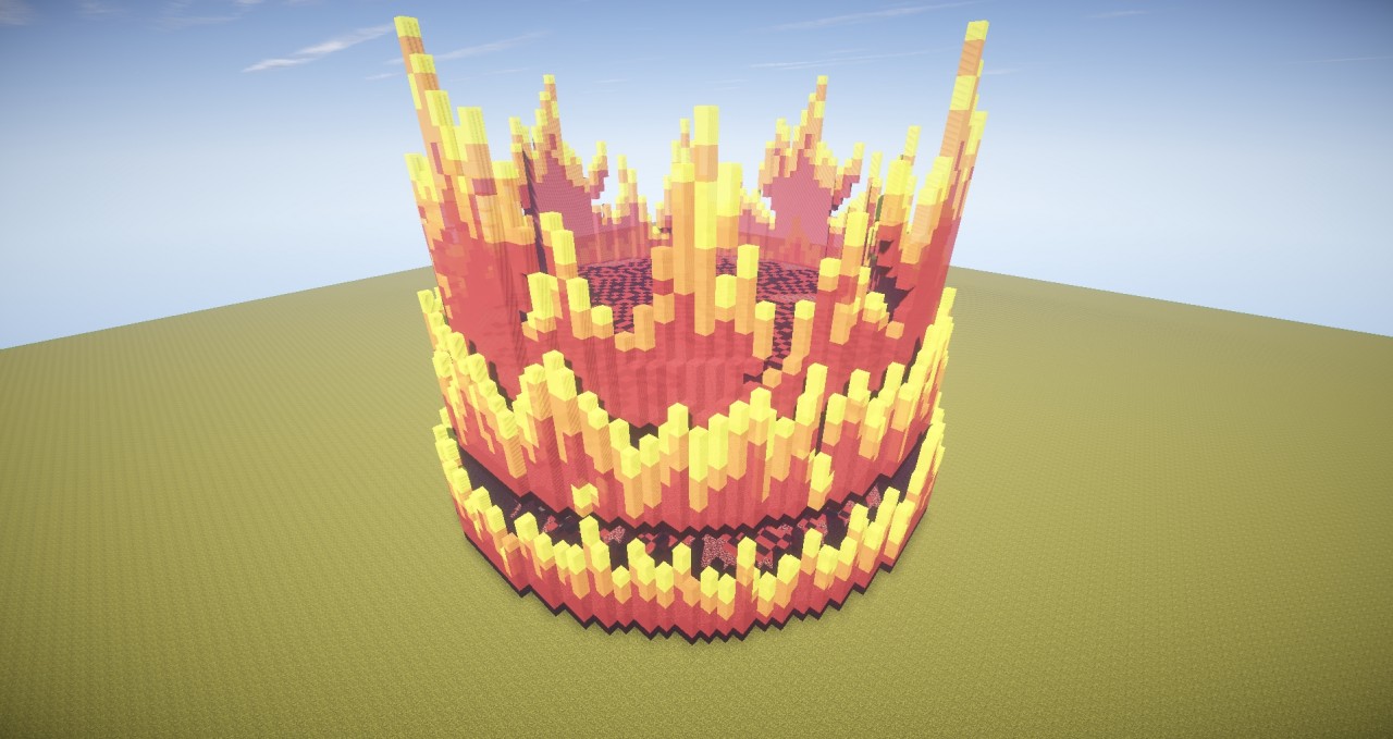 Spleef maps: Heaven&Hell Minecraft Map