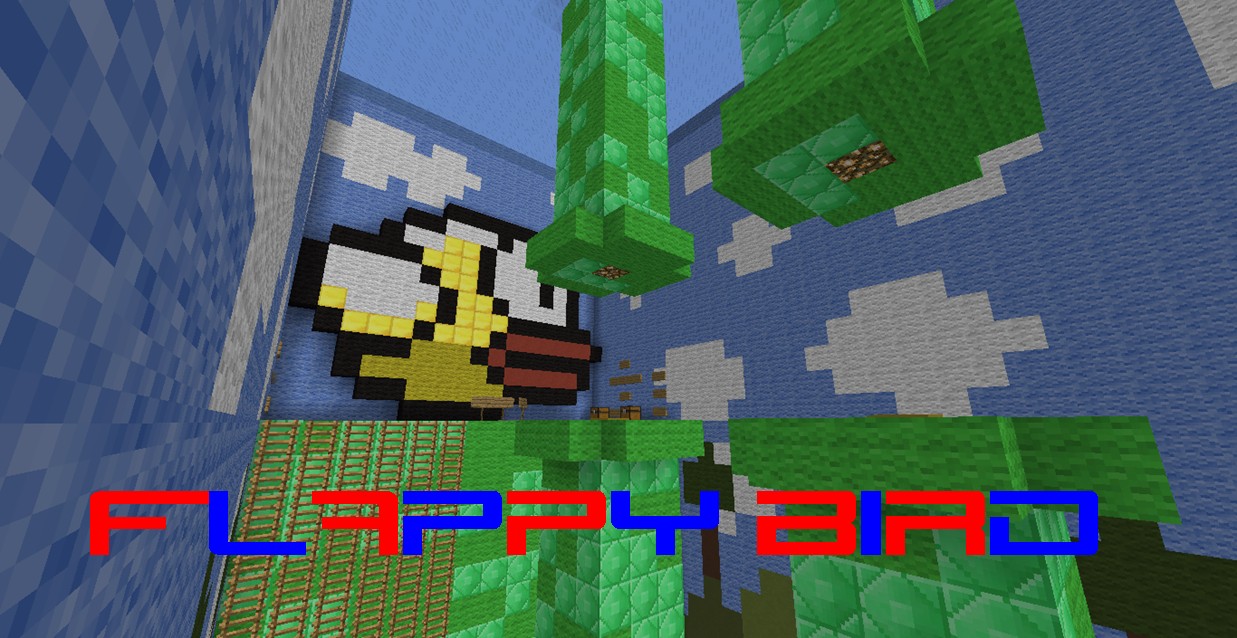 Flappy Bird Minecraft Map