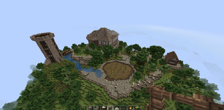 Lords House On The Mountain Minecraft Map