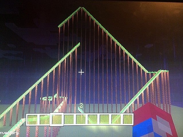 Roller coaster "the creeper" Minecraft Map