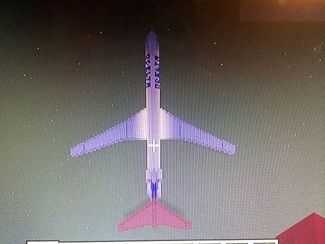 Boeing 727-200 Minecraft Map